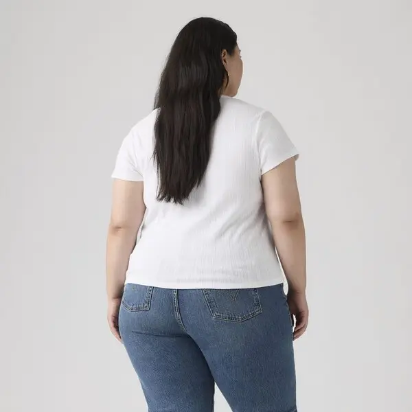 LEVI'S Sweetie Cap Sleeve T-shirt - Bright White