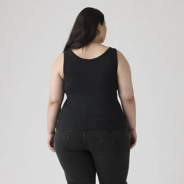 LEVI'S Hayes Ribbed Tank Top - Anthracite Night