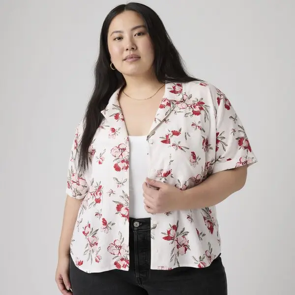 LEVI'S Bennie Camp Shirt - Blake Brushstroke