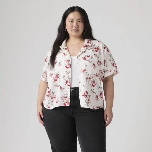 LEVI'S Bennie Camp Shirt - Blake Brushstroke
