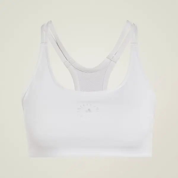 Adidas By Stella Mccartney Running Mini Crop Top - Light Solid Grey