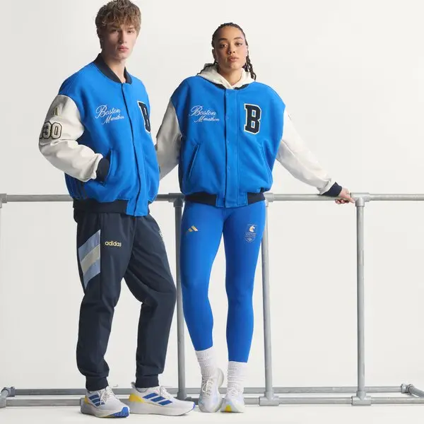 Adidas Boston Marathon 26 Varsity Jacket - Blue