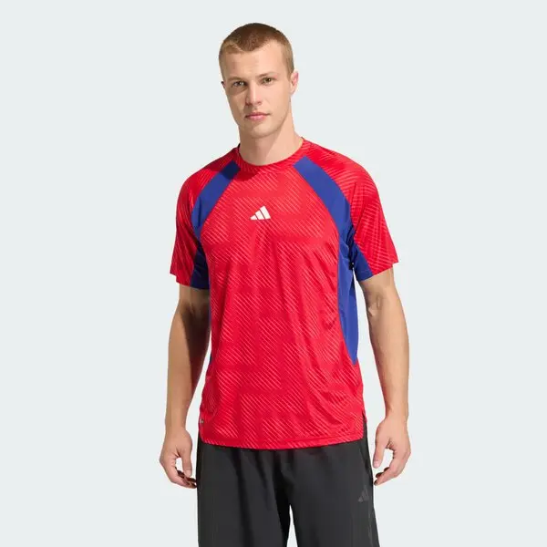 Adidas Tech Apparel Fifa World Cup 26™ T-shirt - Pure Ruby / Mystery Ink / Black