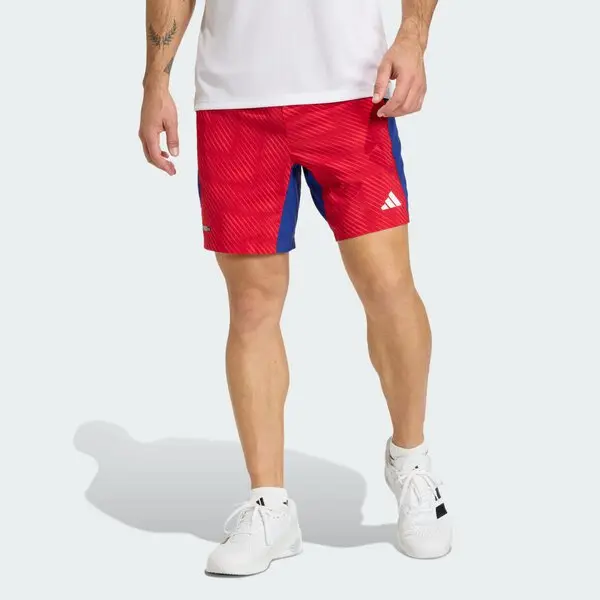 Adidas Tech Intensity Aop Shorts - Power Red / Mystery Ink / Black