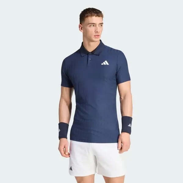 Adidas Tennis Climacool+ Airchill Freelift Polo Shirt - Legend Ink