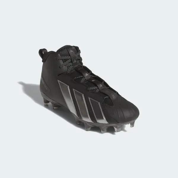 Adidas Adizero Chaos Ii Smu Football Lineman Cleats - Core Black / Iron Metallic / Core Black