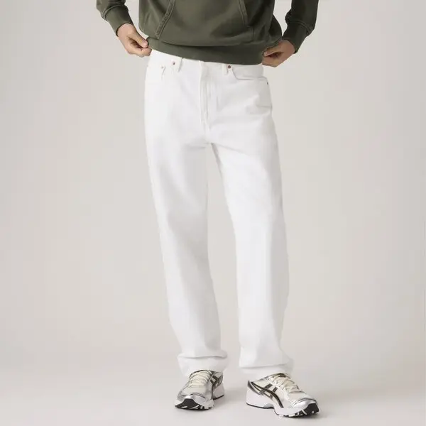 LEVI'S 568 Loose Straight Jeans - White Paper