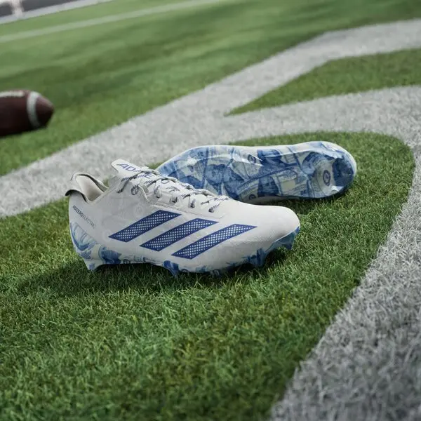 Adidas Adizero Electric Ii Smu Football Cleats - Cloud White / Royal Blue / Cloud White