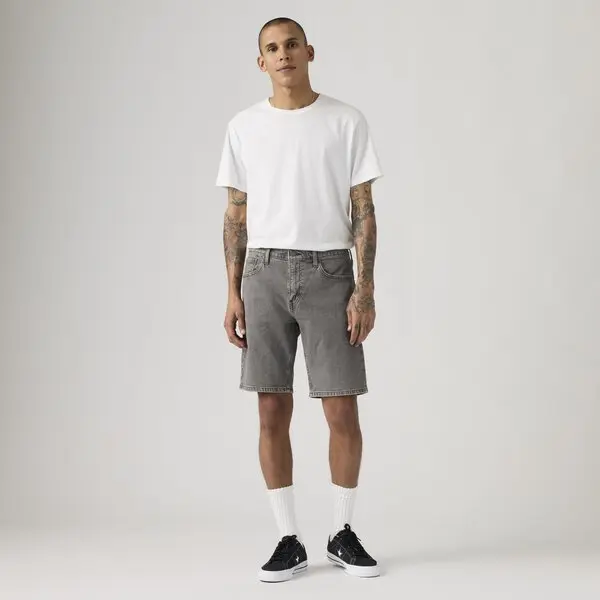 LEVI'S 405 Standard 10" Denim Shorts - Greyscale
