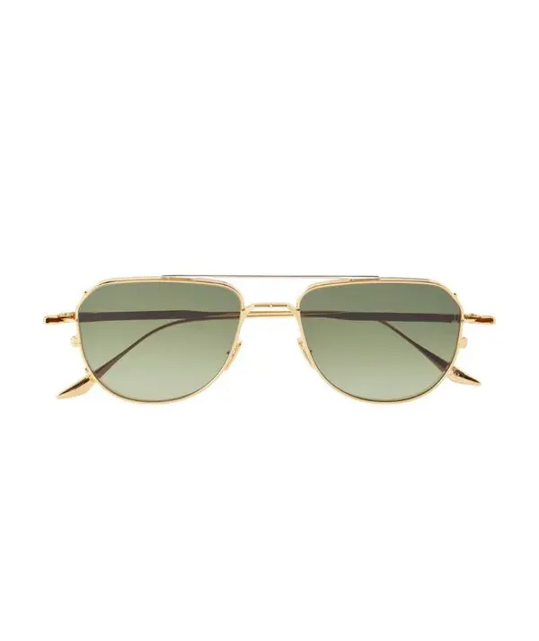 JACQUES MARIE MAGE Cendrars Aviator-style Sunglasses - Gold