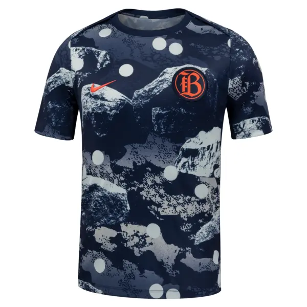 Nike Bay Fc Nwsl Short-sleeve Pre-match Top - Grey