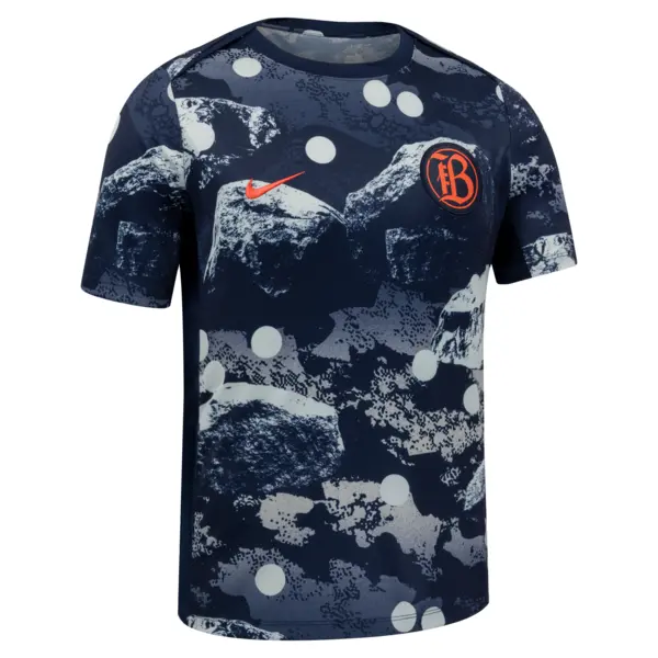Nike Bay Fc Nwsl Short-sleeve Pre-match Top - Grey