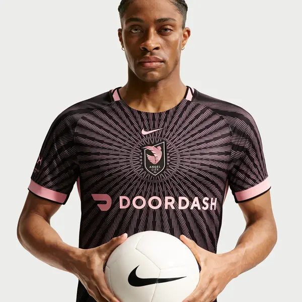 Nike Angel City Fc Stadium Edition Dri-fit Replica Jersey - Black
