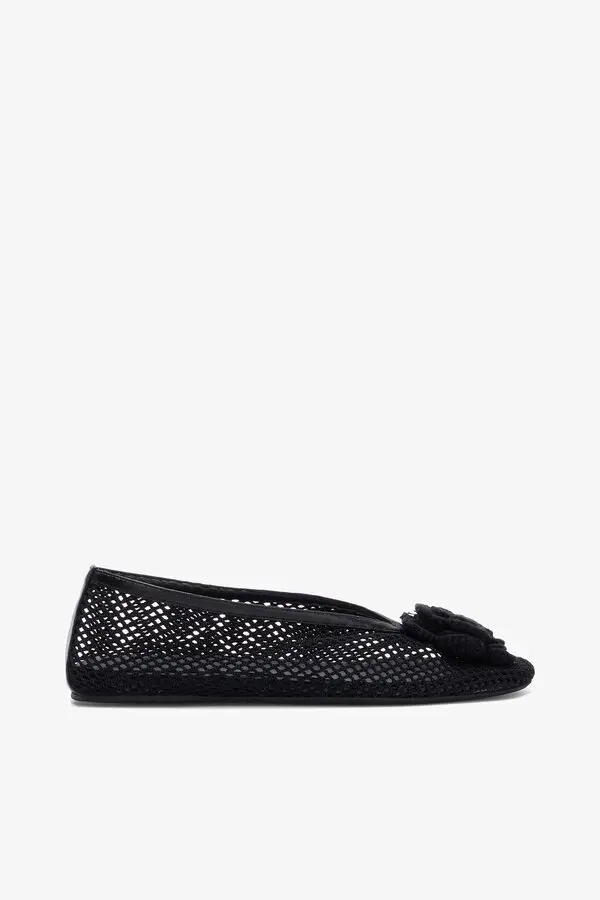 GANNI Jenny Ballerina Flats - Black