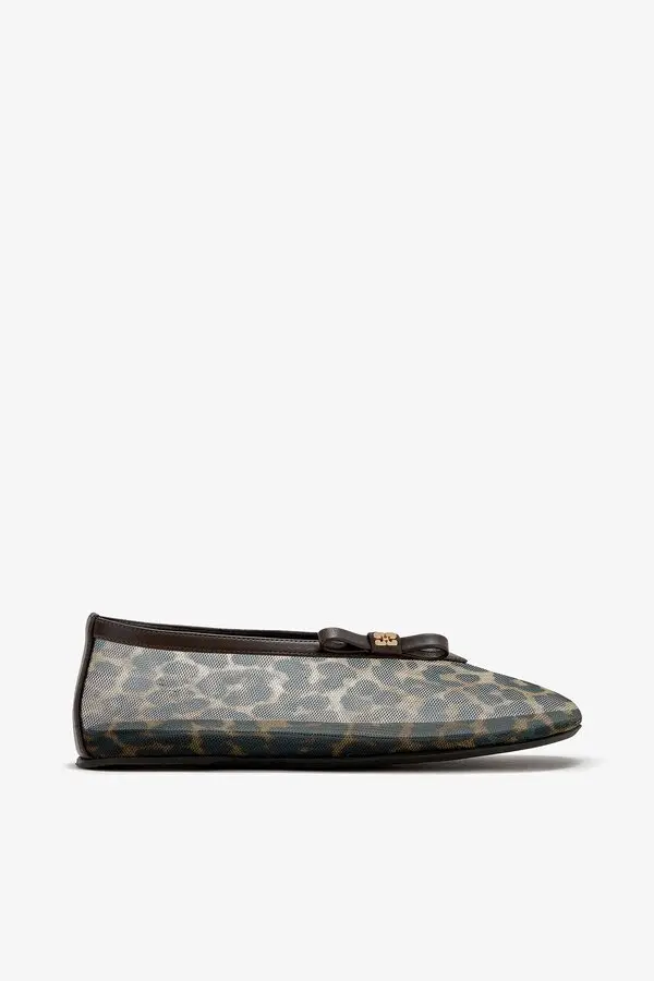 GANNI Jenny Ballerina Flats - Brown