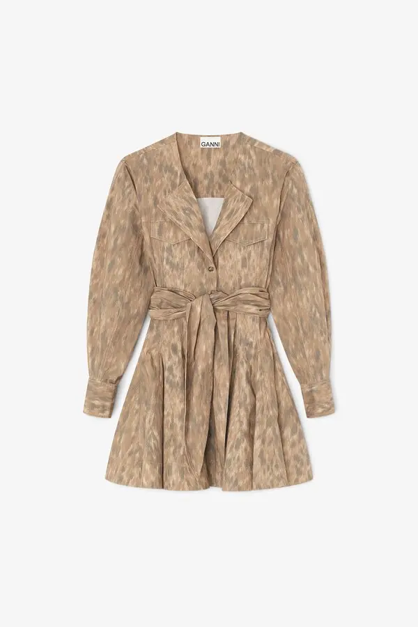 GANNI Shirt Dress - Burro