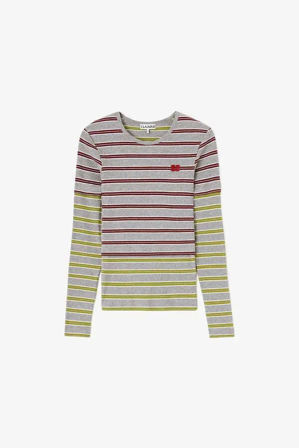 GANNI Long-sleeve Top - Red