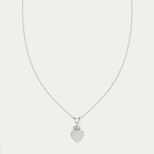 SOPHIE BLAKE Damia Heart Pendant - Whitegold