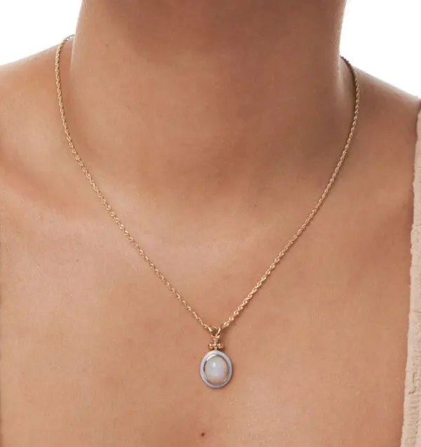 SOPHIE BLAKE Sheila Ethiopian Opal Pendant Necklace - 14kgold