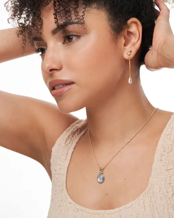 SOPHIE BLAKE Sheila Rainbow Moonstone Pendant Necklace