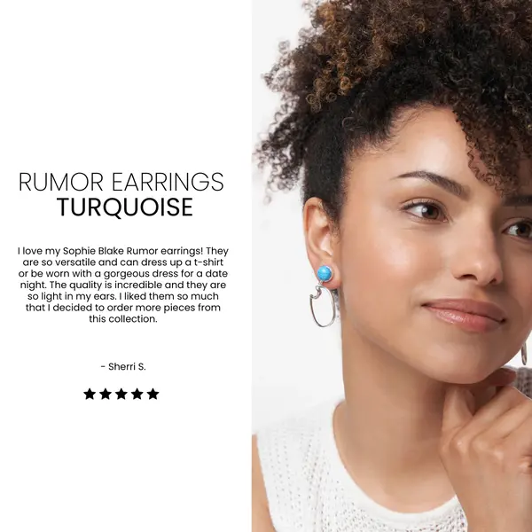 SOPHIE BLAKE Rumor Turquoise Earrings