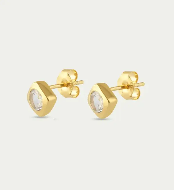SOPHIE BLAKE Deco Stud Earrings - Gold