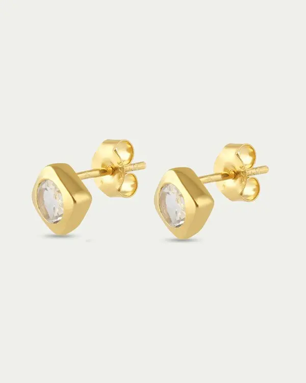 SOPHIE BLAKE Deco Stud Earrings - Gold