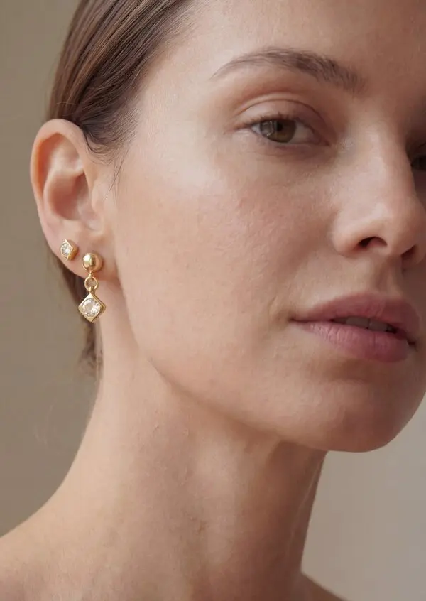 SOPHIE BLAKE Lela Drop Earrings - Gold