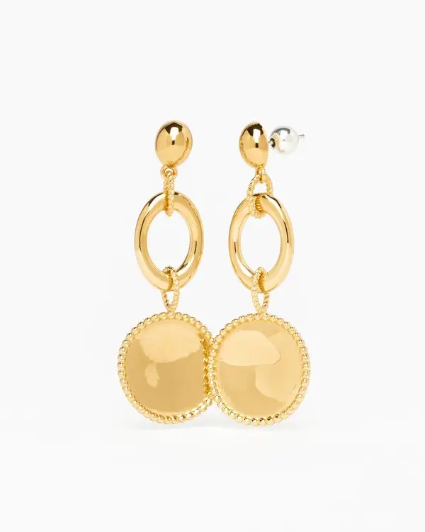 SOPHIE BLAKE Dawn Sculptural Finish Earrings - Gold