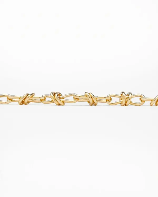 SOPHIE BLAKE Tyla Love Knot Chain Necklace - Gold