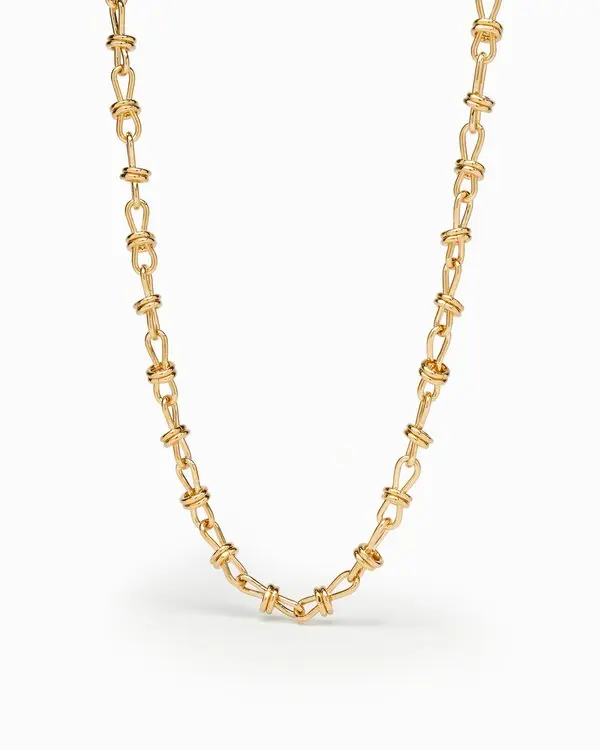 SOPHIE BLAKE Tyla Love Knot Chain Necklace - Gold