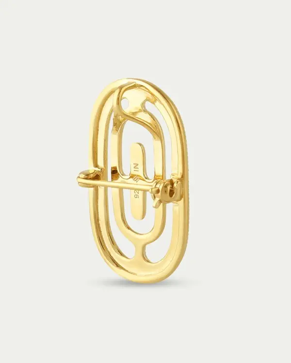 SOPHIE BLAKE Large Eva Brooch/pendant - Gold