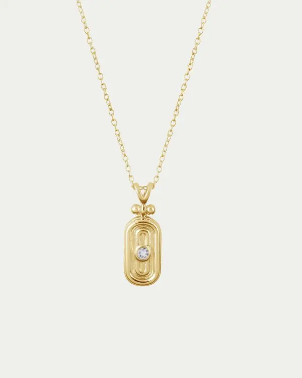 SOPHIE BLAKE Louis Pendant With White Topaz
