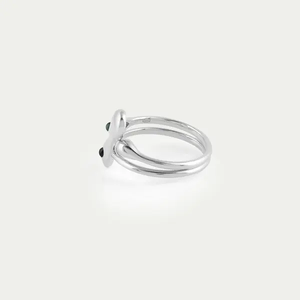 SOPHIE BLAKE Baille Ring Blue Topaz 14k White Gold - 14kgold
