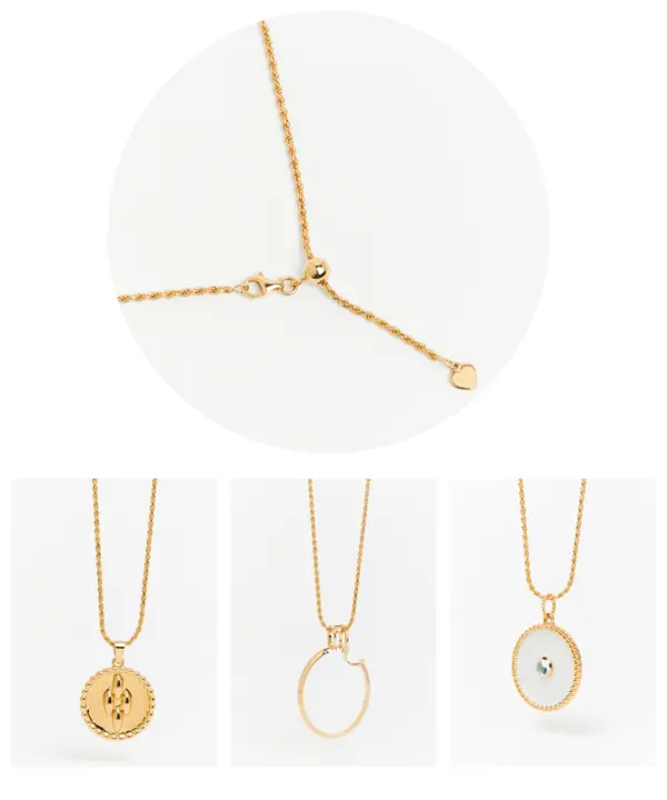 SOPHIE BLAKE Adjustable Rope Chain 2mm