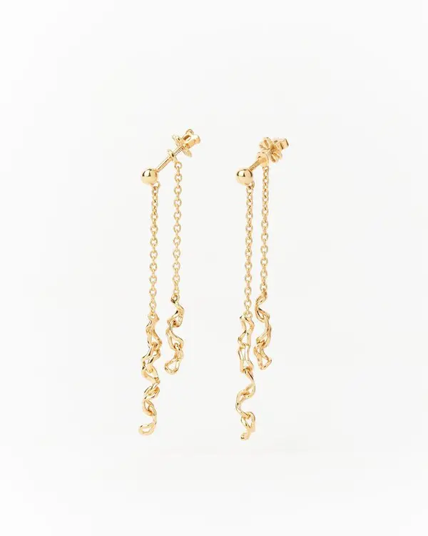SOPHIE BLAKE Willow Threader Ear Jacket - Gold