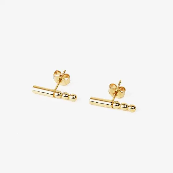 SOPHIE BLAKE Reign Bar Earrings - Gold