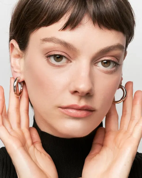 SOPHIE BLAKE Two-tone Maggie Hoop Earrings