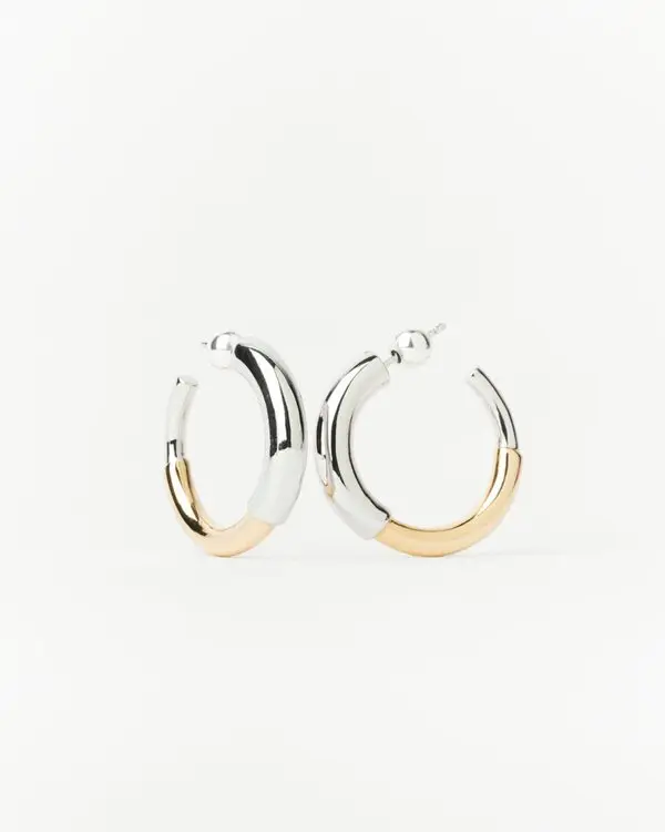 SOPHIE BLAKE Two-tone Maggie Hoop Earrings