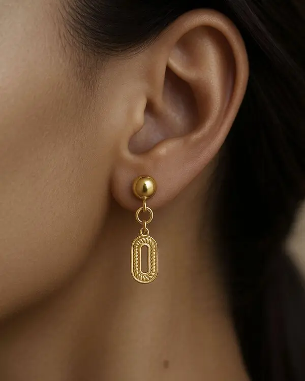 SOPHIE BLAKE Greta Drop Earrings - Gold