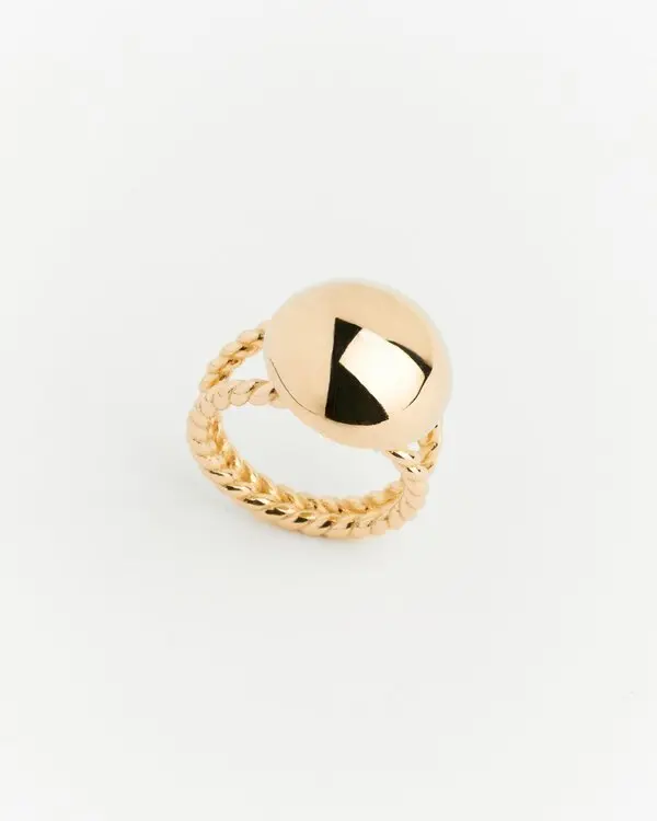 SOPHIE BLAKE Zoe Dome Ring - Gold