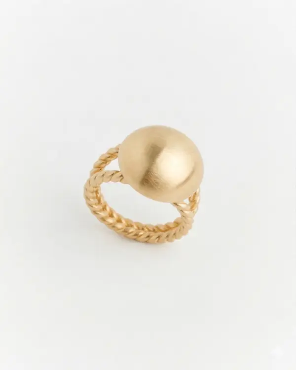 SOPHIE BLAKE Zoe Dome Ring - Gold