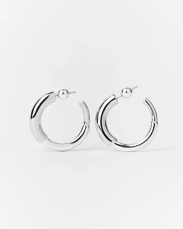 SOPHIE BLAKE Small Maggie Hoop Earrings - Silver