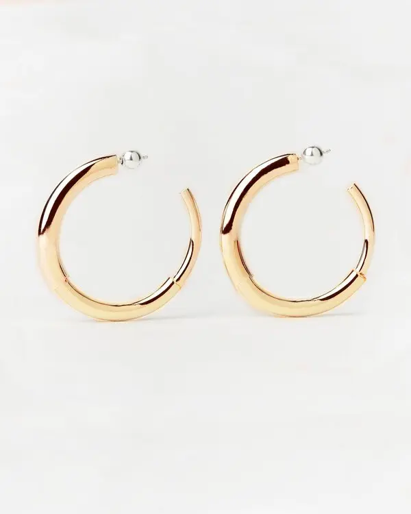 SOPHIE BLAKE Medium Maggie Hoop Earrings - Gold