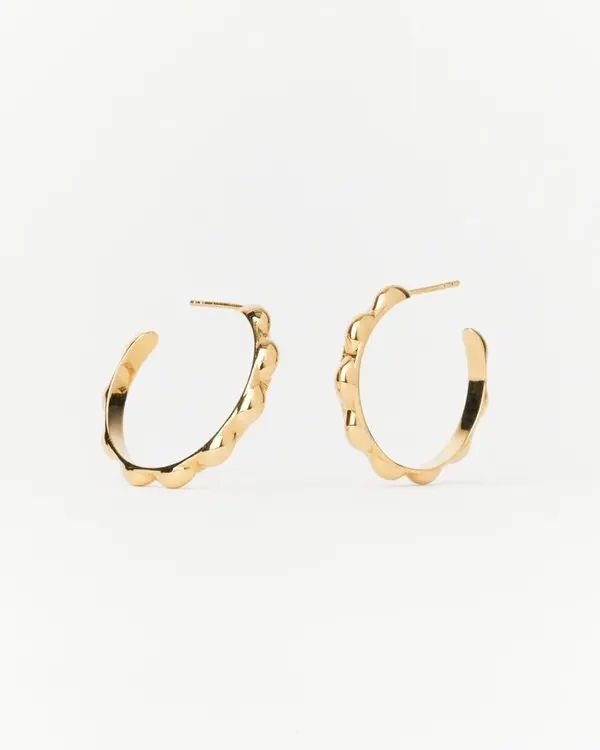 SOPHIE BLAKE Small Selena Hoop Earrings - Gold