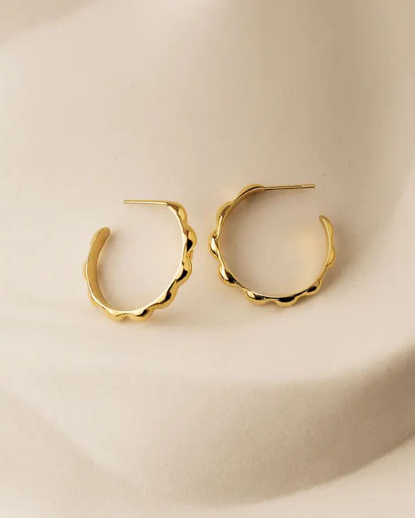 SOPHIE BLAKE Small Selena Hoop Earrings