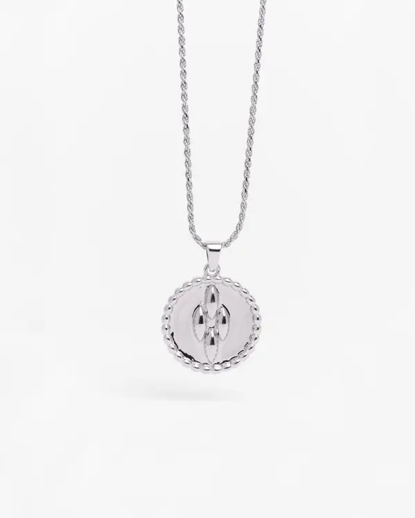 SOPHIE BLAKE Marta Medallion Pendant - Silver
