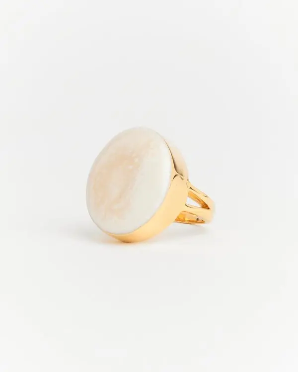 SOPHIE BLAKE Adriana Pearl Cocktail Ring - Gold