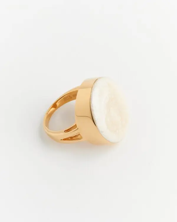 SOPHIE BLAKE Adriana Pearl Cocktail Ring - Gold