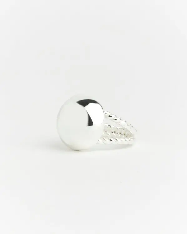 SOPHIE BLAKE Zoe Dome Ring - Silver